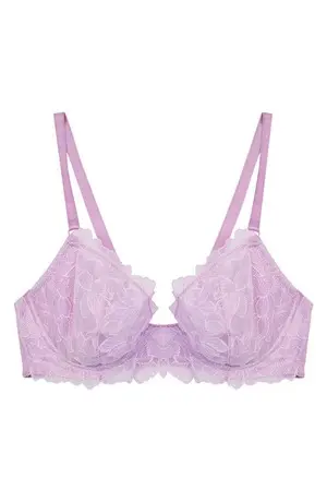 PLAYFUL PROMISES Lila Embroidered Underwire Bra
