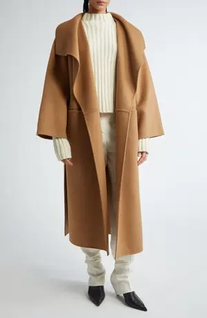 TOTEME Annecy Wool & Cashmere Coat - Camel