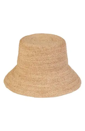 LACK OF COLOR Lack Of Color The Inca Raffia Bucket Hat