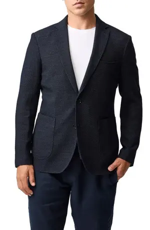 Rodd & Gunn Haldon Regular Fit Stretch Wool & Cotton Sport Coat - Midnight