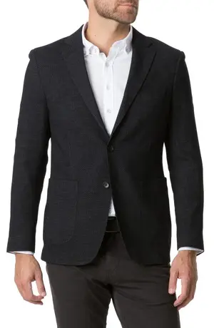 Rodd & Gunn Haldon Regular Fit Stretch Wool & Cotton Sport Coat Onyx