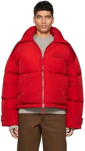 Jacquemus Jacquemus Red La Montagne 'La Doudoune Flocon' Jacket Red
