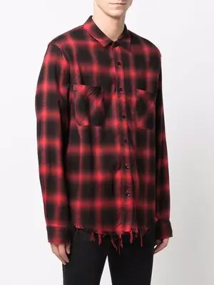 Amiri Shadow Plaid Shirt