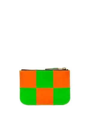 Comme Des Garçons Fluo Square Zipped Pouch