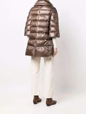 Herno Cleofe Cropped Sleeve Jacket