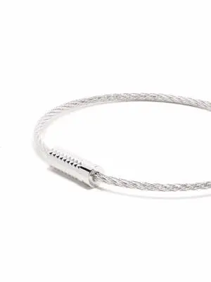 Le Gramme 9g Pyramid Cable Bracelet