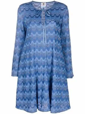 Missoni Long-sleeve Midi Dress