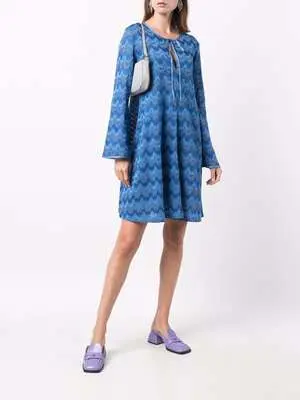 Missoni Long-sleeve Midi Dress