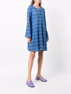 Missoni Long-sleeve Midi Dress