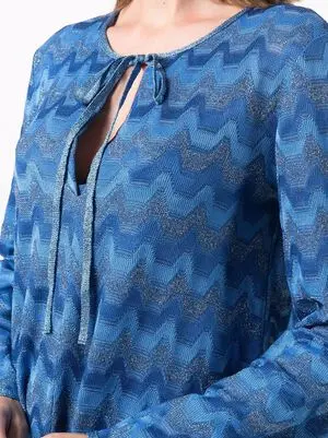 Missoni Long-sleeve Midi Dress