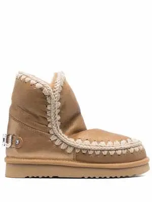 Mou Rhinestone Embellished Eskimo Boots