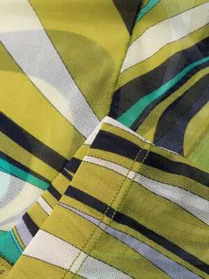 Emilio Pucci Semi-sheer Graphic-print Tights