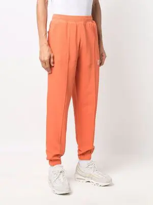 Helmut Lang Logo-print Tapered Joggers - Orange