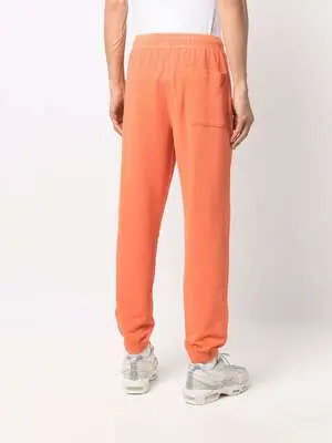 Helmut Lang Logo-print Tapered Joggers - Orange
