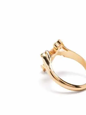 Emanuele Bicocchi Fleury Cross Ring - Gold