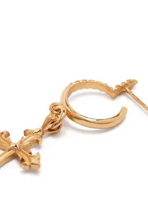 Emanuele Bicocchi Fleury Cross Charm Single Earring - Gold