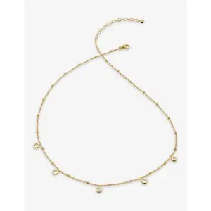 Monica Vinader Monica Vinader Mini Gem Topaz Necklace White