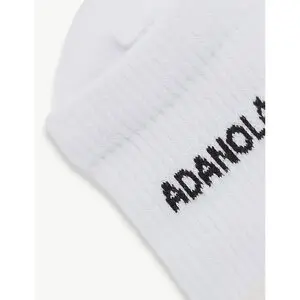 ADANOLA Logo-print Ribbed Socks