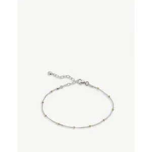 Monica Vinader Beaded Sterling Chain Bracelet - Silver