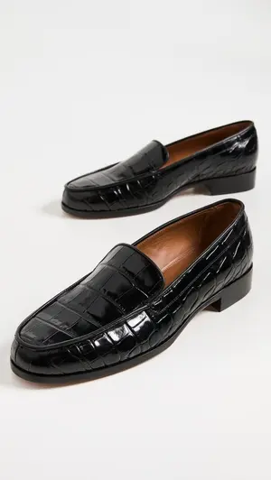 EMME PARSONS Danielle Loafers - Black Croc