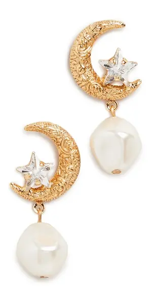 JENNIFER BEHR Lune Earrings - Pearl