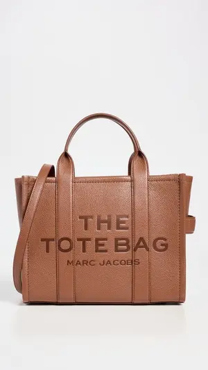 Marc Jacobs Leather Medium Tote Bag - Argan Oil