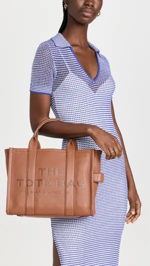 Marc Jacobs Leather Medium Tote Bag - Argan Oil
