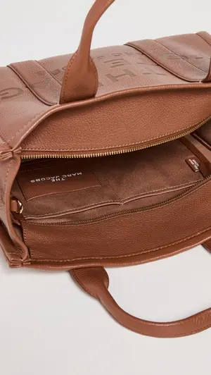 Marc Jacobs Leather Medium Tote Bag - Argan Oil