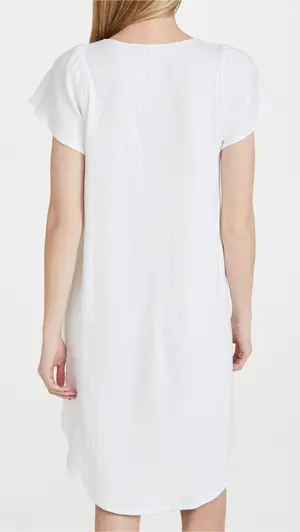 Hatch The Pointelle Nightgown - White