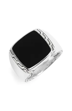 John Hardy Classic Chain Signet Ring