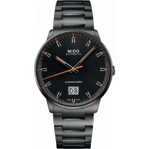 MIDO Commander Big Date Automatic Bracelet Watch - Black