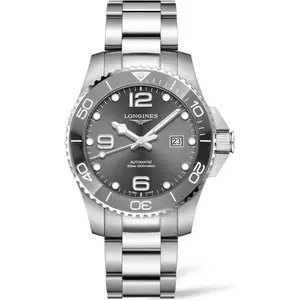 LONGINES HydroConquest Automatic Bracelet Watch Silver/grey/silver