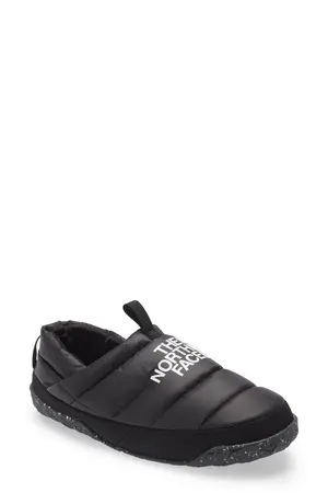 The North Face Nuptse Down Slipper - Black/ White