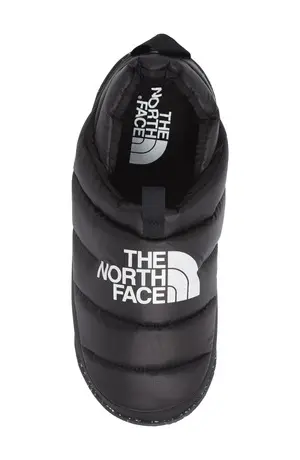 The North Face Nuptse Down Slipper - Black/ White