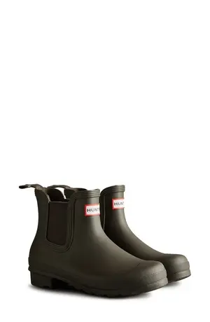 Hunter Hunter Original Waterproof Chelsea Boots Bitter Choc