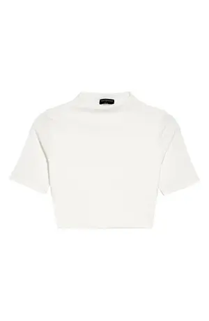 Naked Wardrobe Ribbed Crop Top
