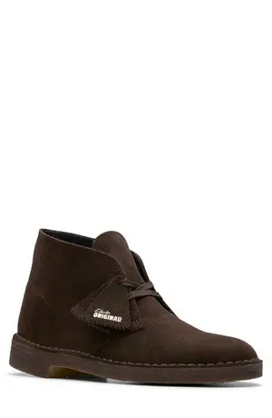 Clarks Desert Chukka Boot - Brown Suede