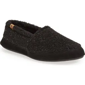 Acorn Moc Slipper - Black Berb