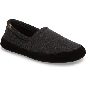 Acorn Moc Slipper - Dark Charc