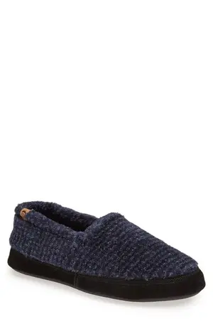Acorn Moc Slipper Navy Block