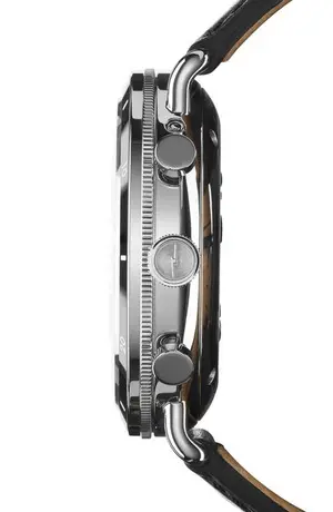 Shinola Canfield Sport Chronograph Strap Watch - Black/silver
