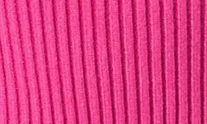 Endless Rose Ribbed Bishop Sleeve Top - Fuchsia