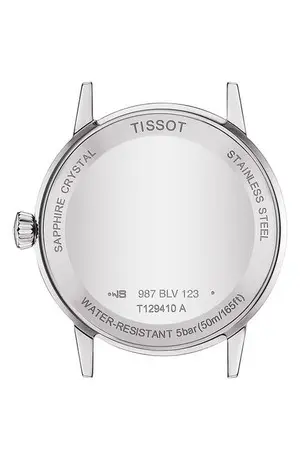 TISSOT Classic Dream Leather Strap Watch - Black