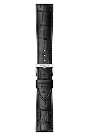 TISSOT Classic Dream Leather Strap Watch - Black