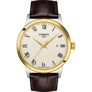 TISSOT Tissot Classic Dream Leather Strap Watch Ivory