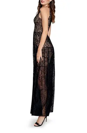 Dress The Population Melina Lace Sleeveless Gown