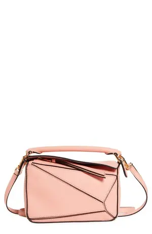 Loewe Mini Puzzle Calfskin Leather Bag In Blossom At Nordstrom Blossom