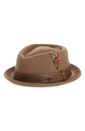 Brixton Brixton Stout Pork Pie Hat Camel/ Copper
