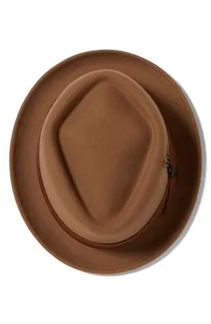 Brixton Stout Pork Pie Hat - Tan