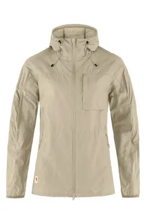 Fjallraven High Coast Hooded Wind Jacket - Fossil